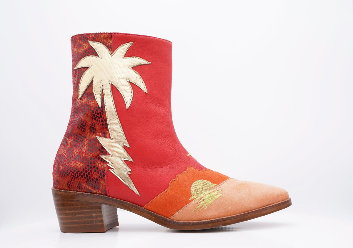 PARADISE PALM TREE BOOT - MADE TO ORDER – Modern Vice